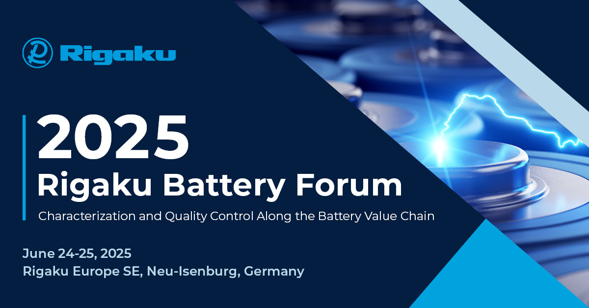 2025 Battery Forum Rigaku Europe SE